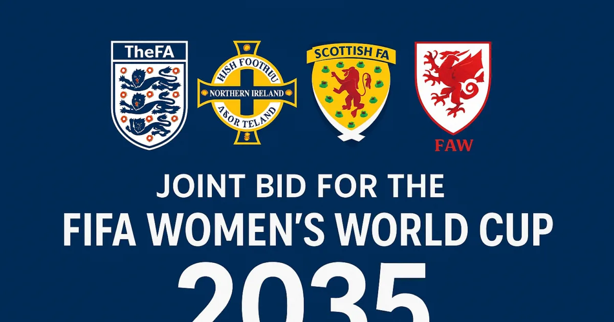One bid, all together, The UK's submitted for 2035 World Cup News ...